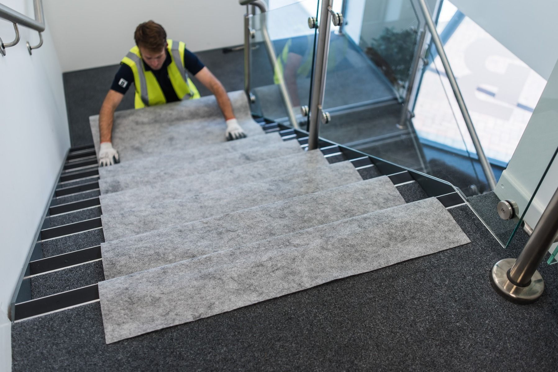 Fire Retardant Stair Protection